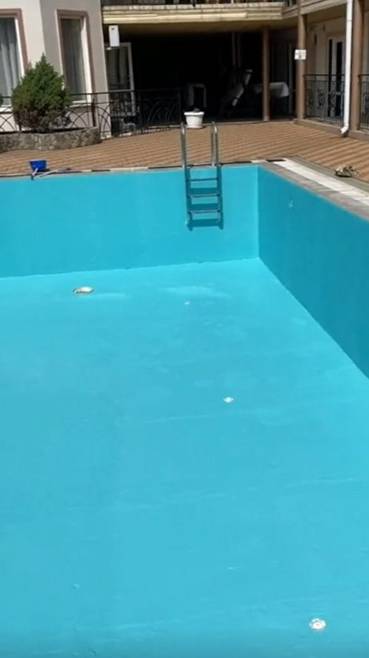 Краска полиуретановая водостойкая для бассейнов Вотерстоун Плюс - Краскофф