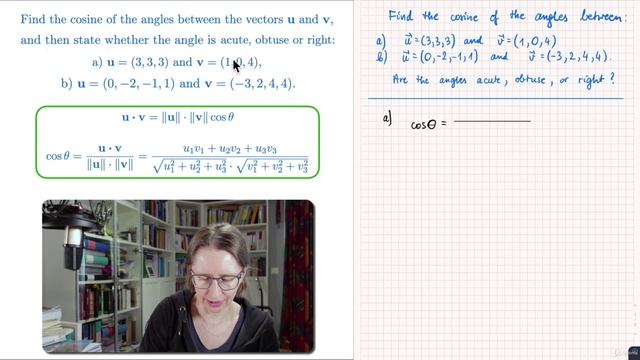 13 - Dot product, orthogonality, and orthogonal projections