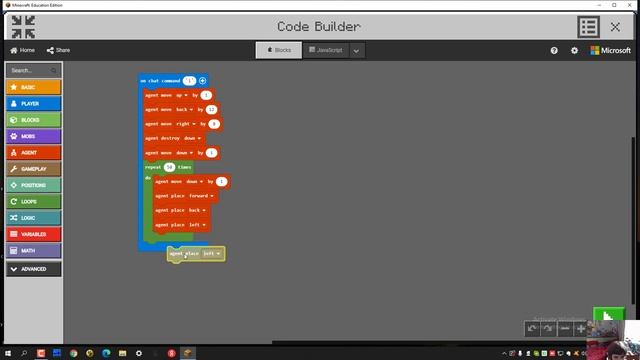 Minecraft: строим смотровую площадку и лифт с учеником CODDY