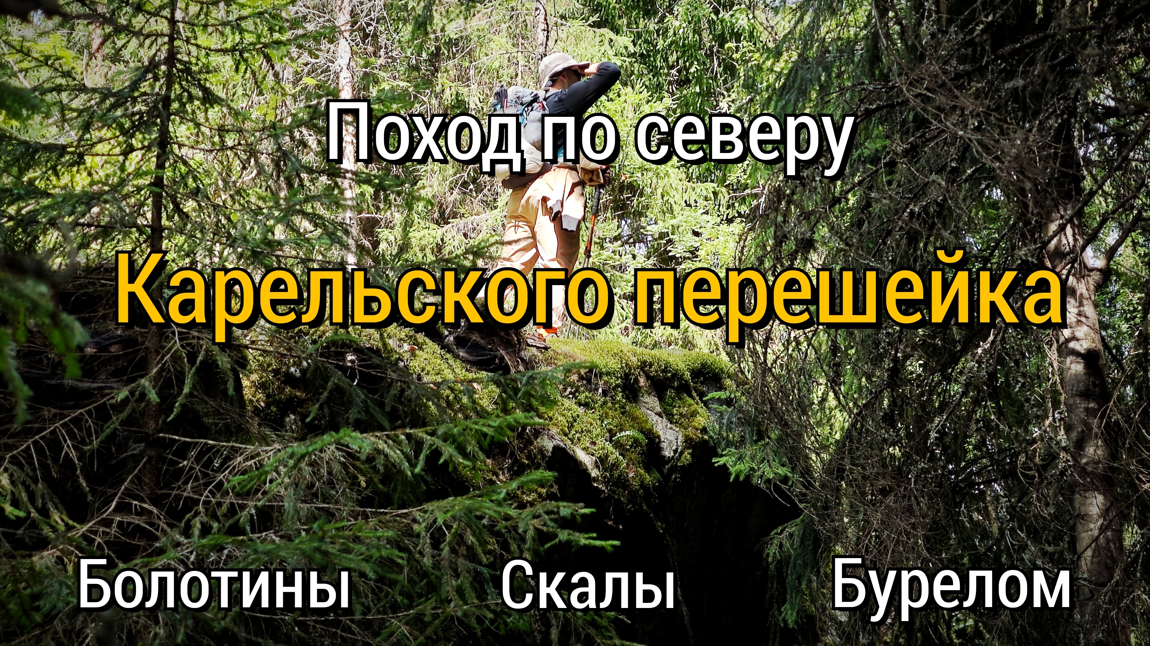 Поход по северу Карельского перешейка. Болотины, скалы, бурелом