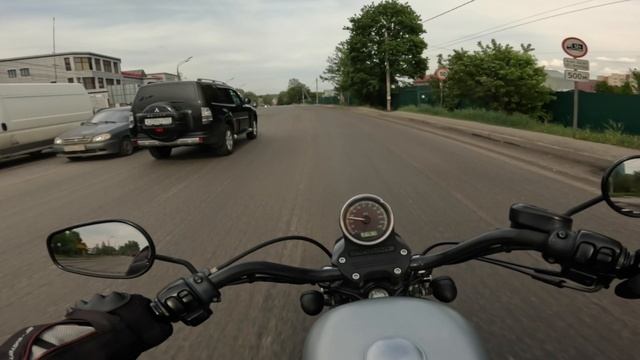 Покатушки по городу на Harley-Davidson Sportster 1200