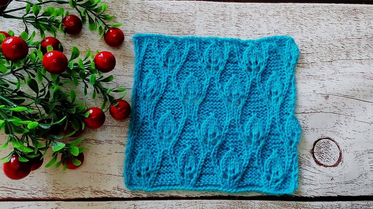 68//Очаровательный  ажурный узор для кардигана