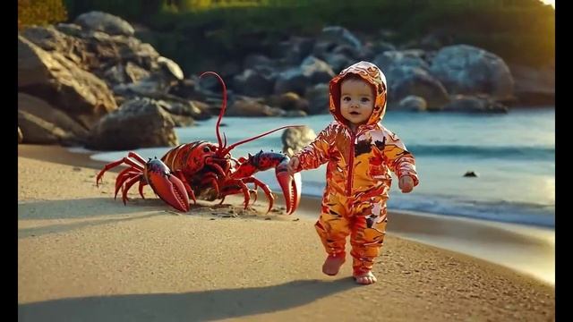 мальчик встретил лобстера мутанта