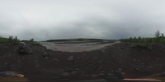 Камчатка/Брод река Студеная/Паводок/ 360