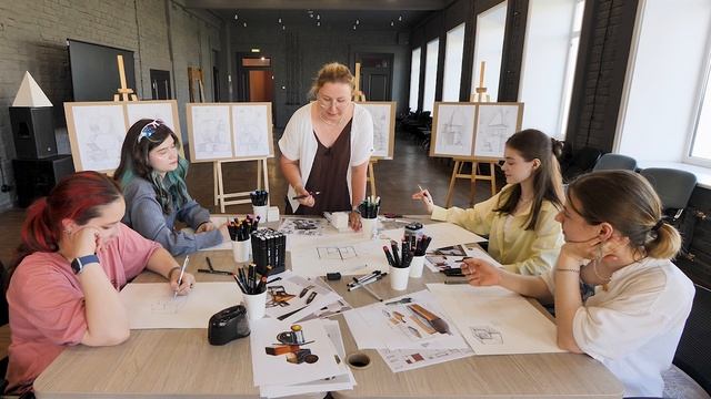 Культурный поиск. Дарья Куленкова Конструктивный рисунок