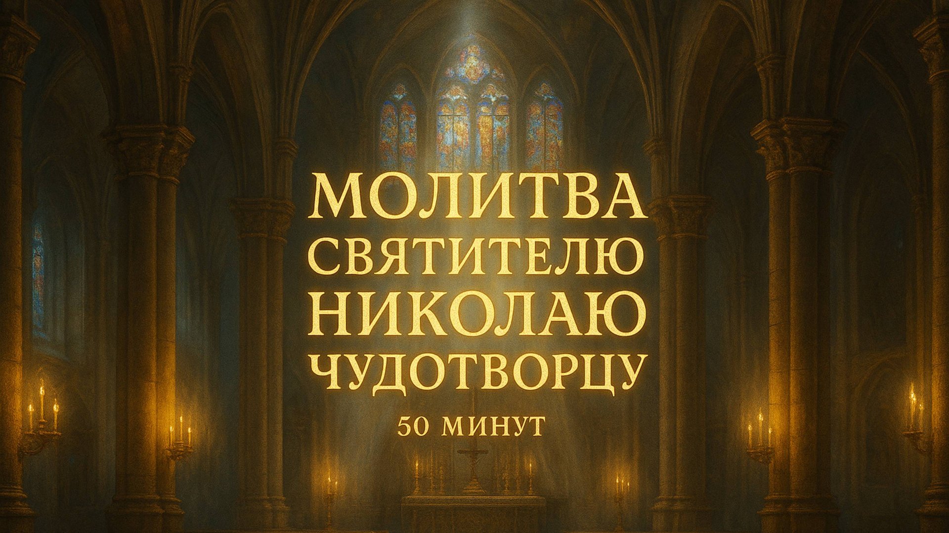 Молитва СВЯТИТЕЛЮ НИКОЛАЮ ЧУДОТВОРЦУ 50 минут