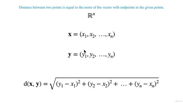 12 - Distance and norm in R^n