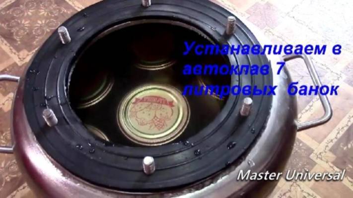 Автоклав. Подробный процесс консервация огурцов и кабачков.