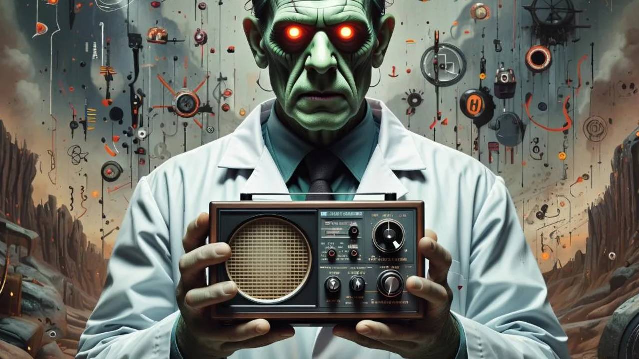 Жесткий ремонт радиоприемника Филипс, Франкенштейн работает!