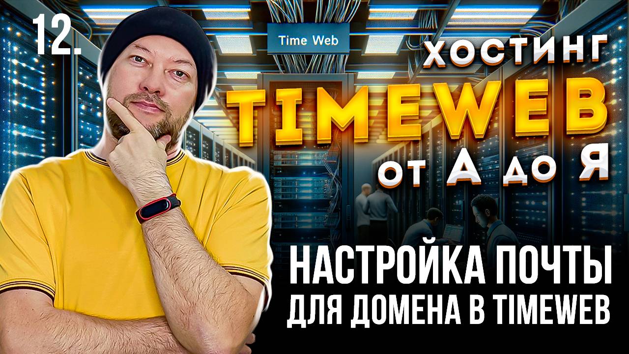 12. Настройка почты для домена в Timeweb. Создаем почтовый ящик на практике.