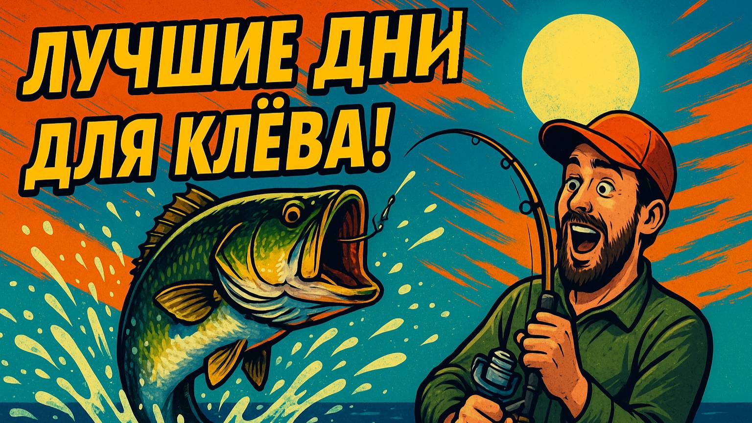 Рыба клюёт как бешеная! Лучшие дни для рыбалки по Луне с 4 по 10 августа 2025 🐟