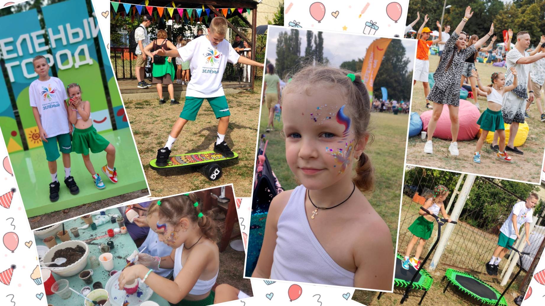 Эвелинка-картинка на фестивале "Зеленый" в Зеленом городе