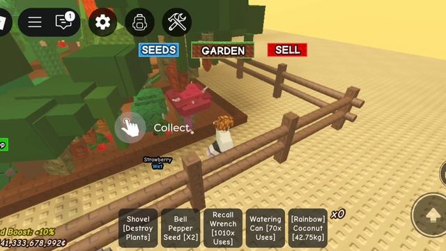 ИГРАЕМ В Grow a Garden В РОБЛОКС!