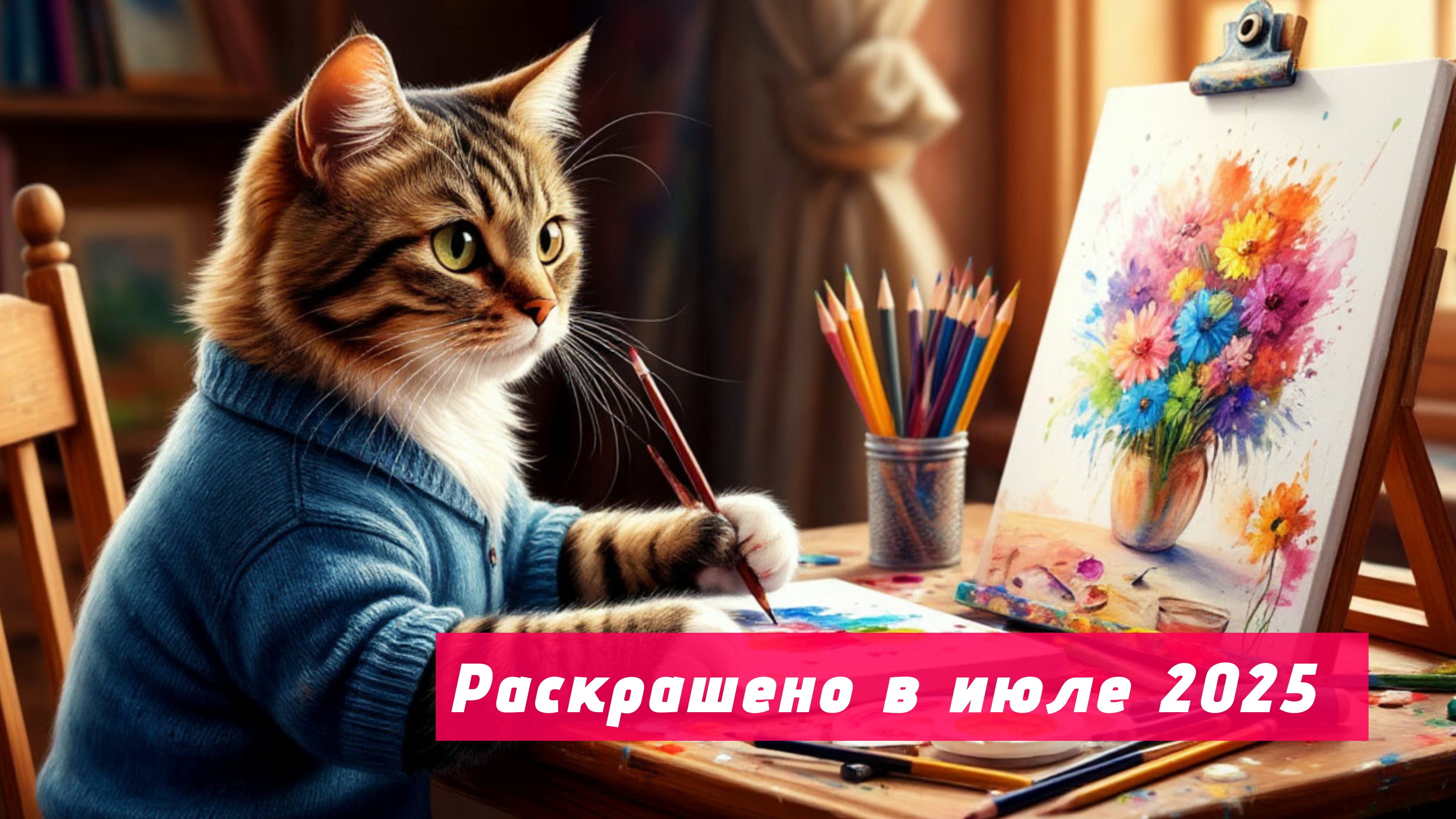 Раскрашено в июле 2025