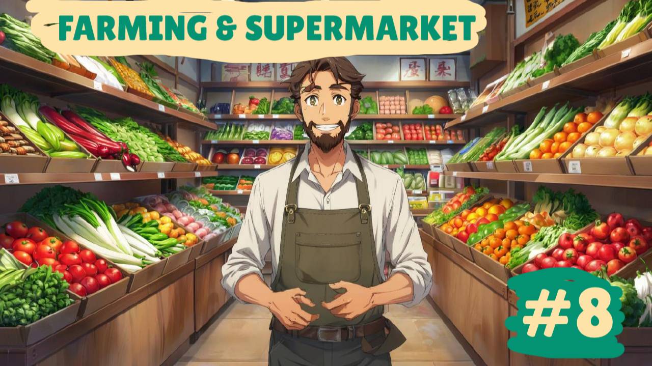 FARMING & SUPERMARKET SIMULATOR #8 УГЛУБЛЯЕМСЯ В ПРОИЗВОДСТВО