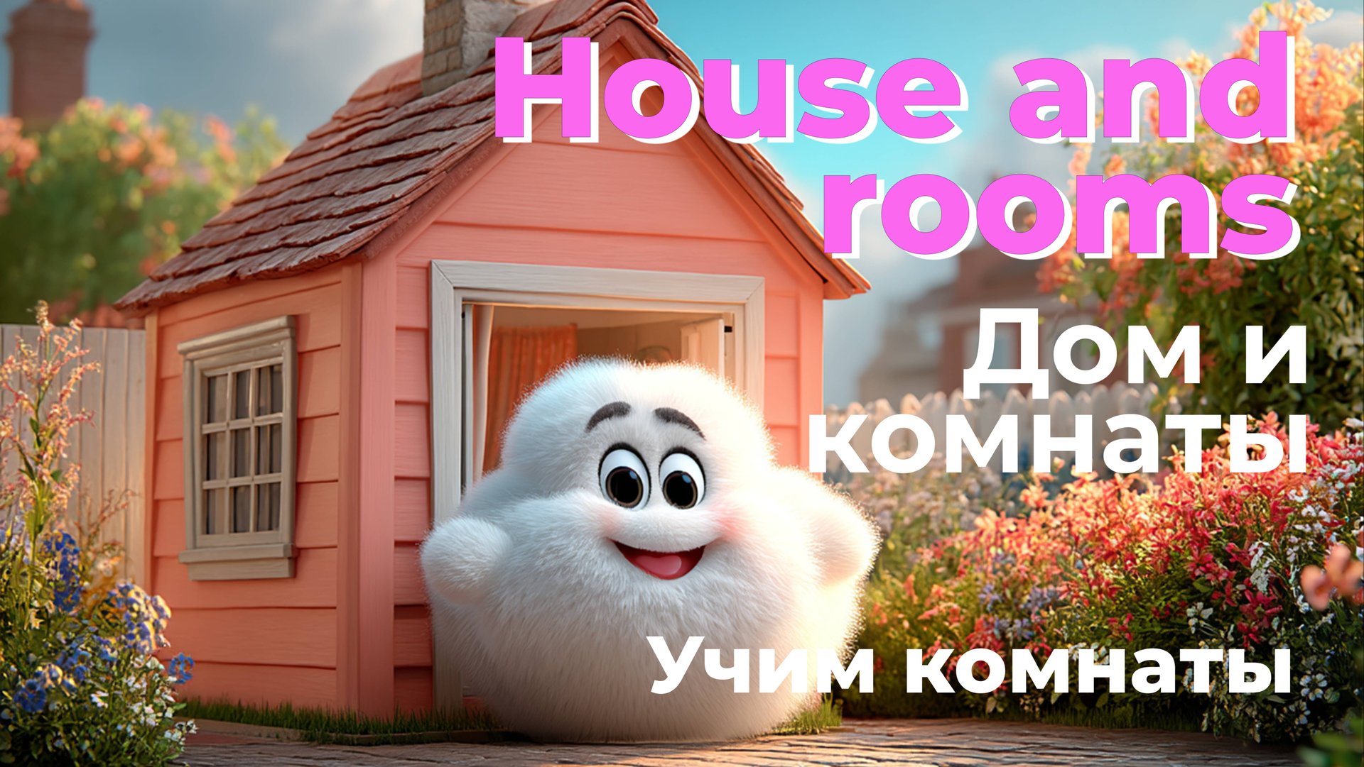 Английский для детей: учим слова на тему "Дом"