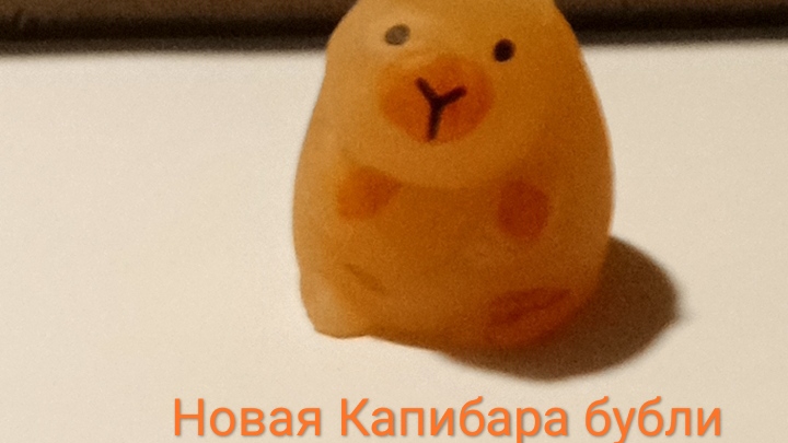Новая капибара за 30 рублей в пятëрочке его зовут Бубля.