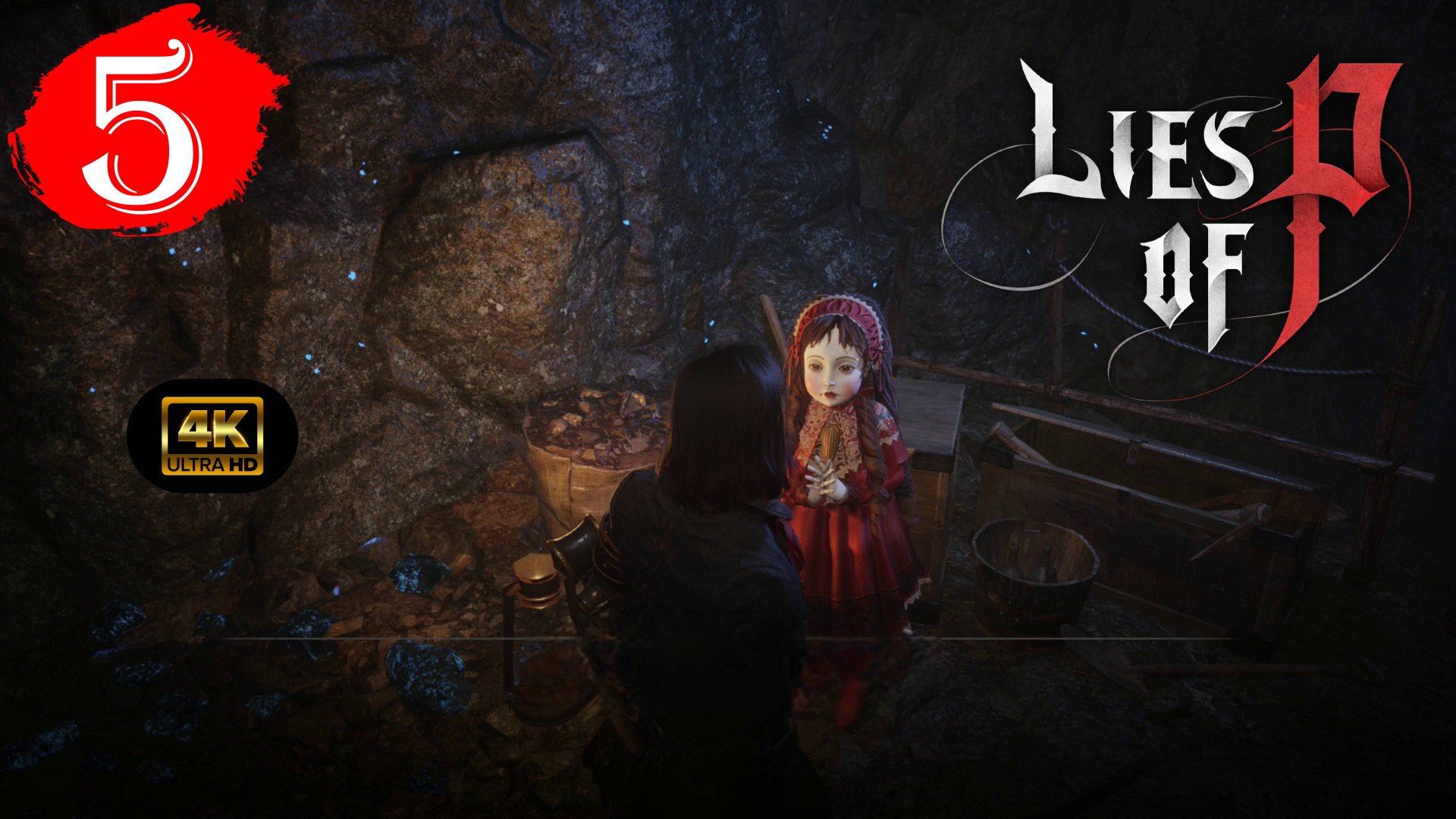 Детёныш Зелёной твари.Прохождение Lies of P:Ouverture(4K).На Русском.#Часть5.