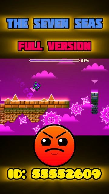 THE SEVEN SEAS ПОЛНАЯ ВЕРСИЯ ГД GD Geometry Dash Meltdown Геометри Даш #гд #gd #geometrydash