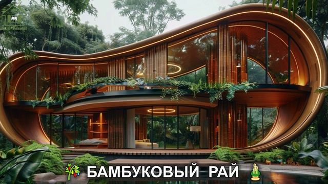 Красивые дома и интерьеры для любителей бамбука 🎋 дизайн жилья фото идеи для вдохновения (55)