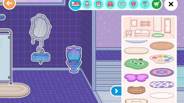 Обустройство неонового дома в toca boca