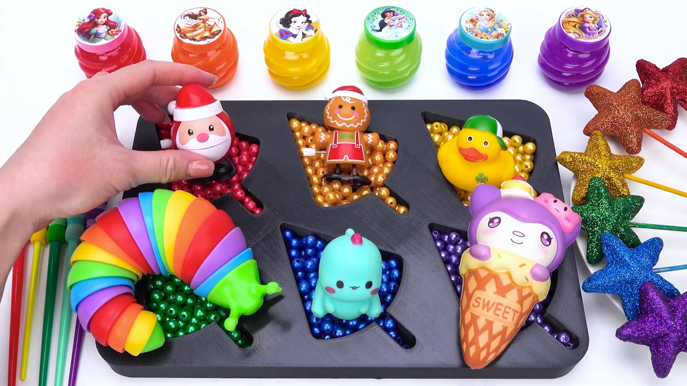 Первые мультфильмы для малышей. Яркие игрушки. Фокусы и волшебство. Звуки. Асмр