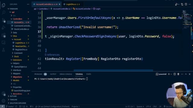 52. ASP.NET Core Web API Identity JWT 2024 - 24. Login