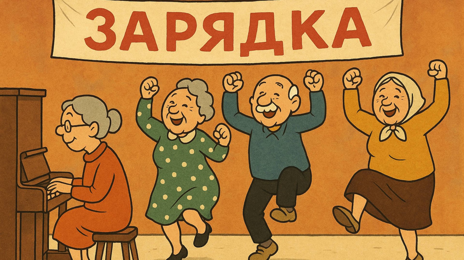 Зарядка под живой звук, выпуск 3. На фортепиано играет Ольга Сукнотова-Чистякова. Березка Онлайн