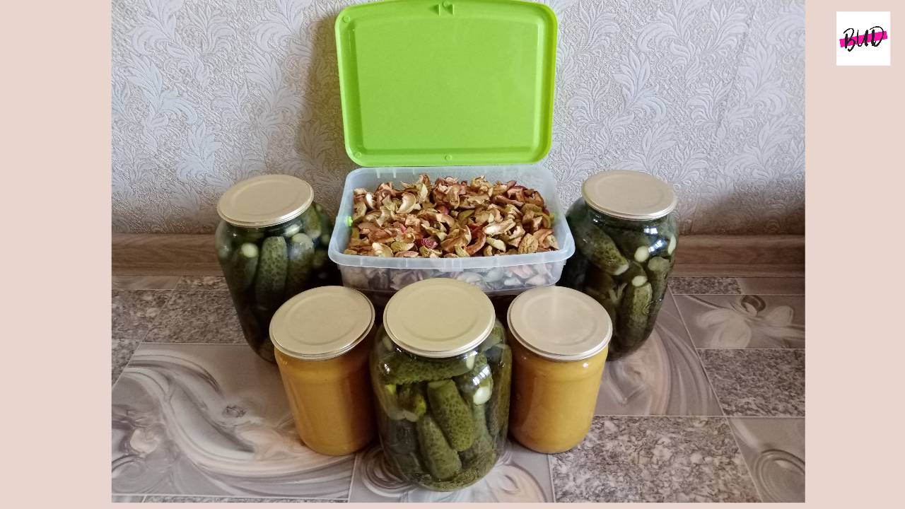 ПЕРВЫЕ ЗАГОТОВКИ НА ЗИМУ.