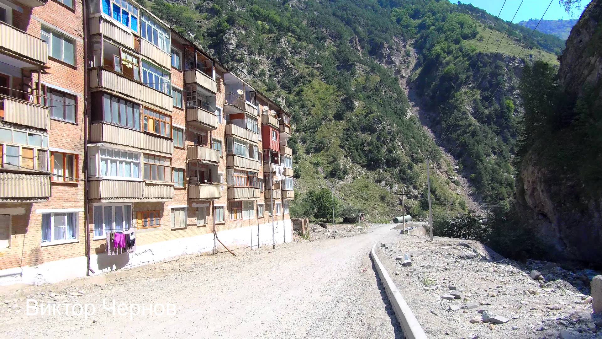 Поселок Садон в Северной Осетии