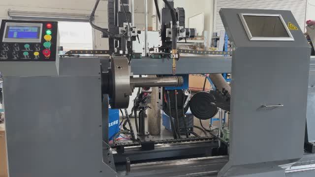 Автоматическая  установка для сварки кольцевых швов с ТИГ и МИГ/МАГ сваркой. Тестирование  N 1