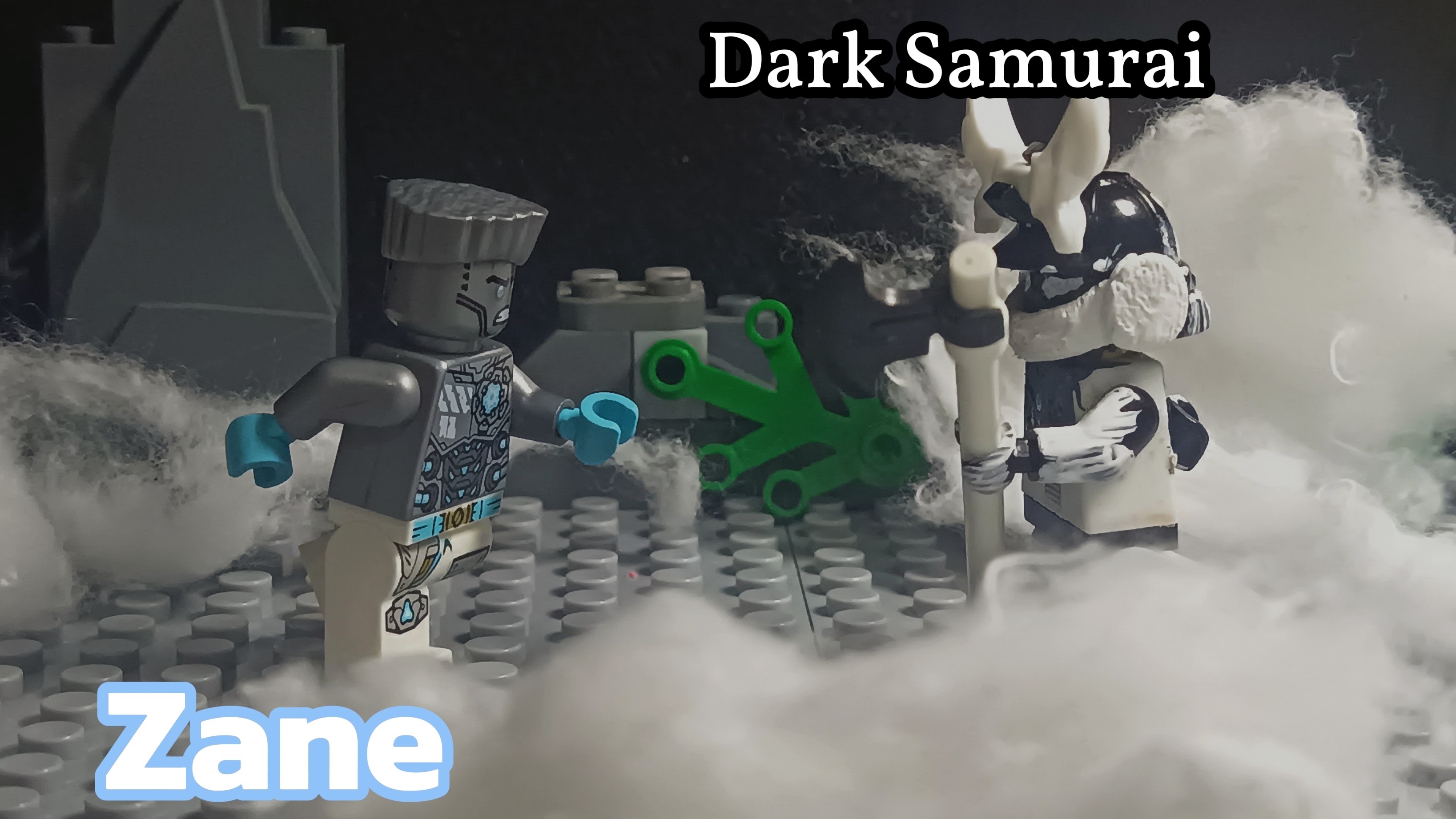 ⛩️Ninjago Dragon rising⛩️ Зейн против Тëмного самурая