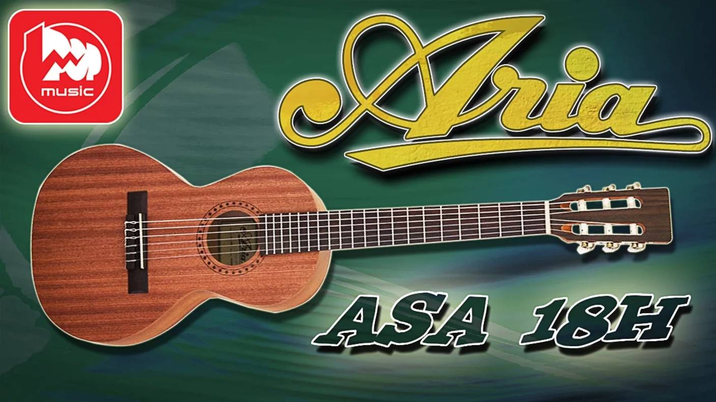 Акустическая гитара ARIA ASA-18H N (компактная гитара для путешествий)