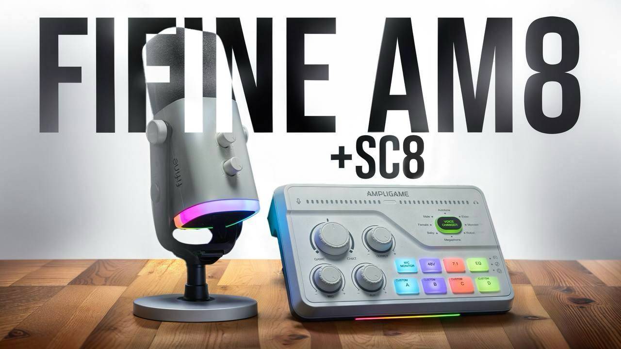 Обзор Fifine AM8 + SC8 - идеальный старт для стримера за 10 тысяч рублей?