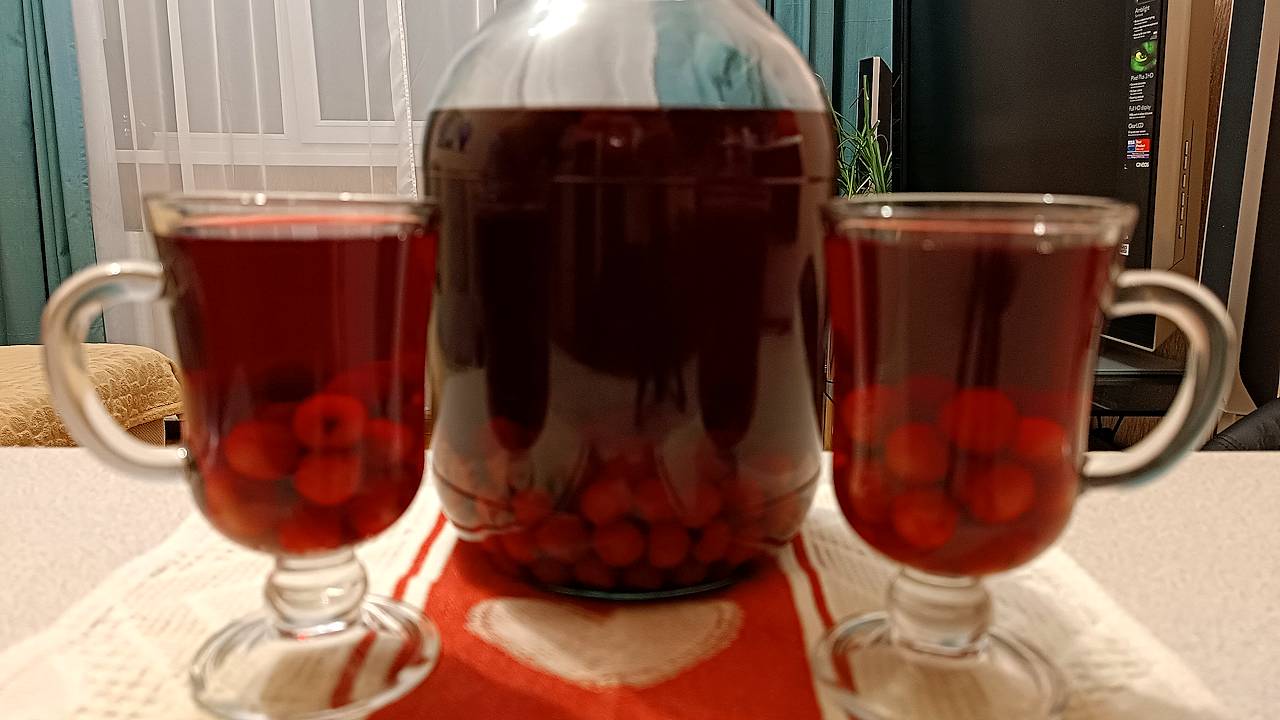 📌 Компот из вишни на зиму / Вишневый компот в банке