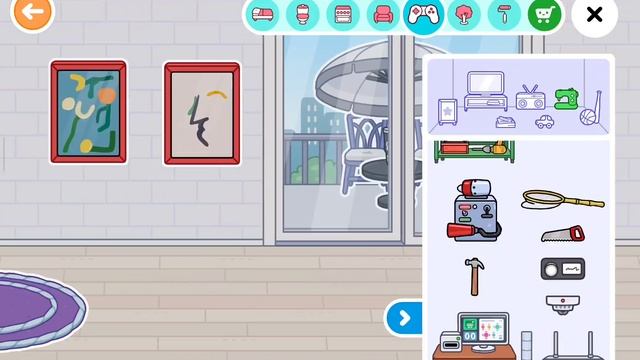 Обустройство творческой мастерской в toca boca