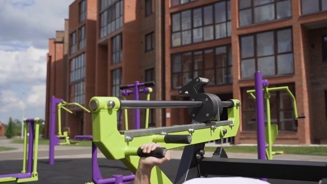 Force-2800 Уличный тренажер жим лежа с переменной нагрузкой ZAVODSPORTA