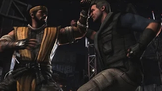 Мортал Комбат  Джонни Кейдж vs Скорпиона