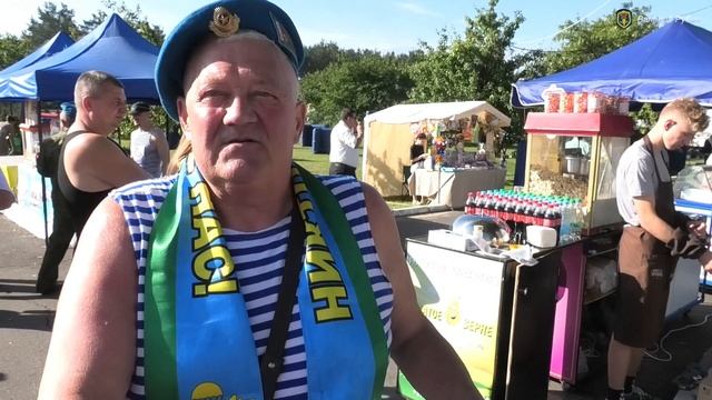 2.08.2025   г. Брест. Ветераны ВДВ поздравляют.