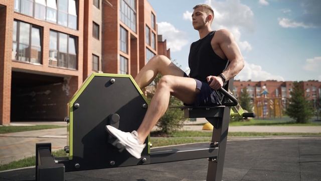 Cardio-1901 Уличный велотренажер горизонтальный с безынерционным нагрузочным механизмом ZAVODSPORTA