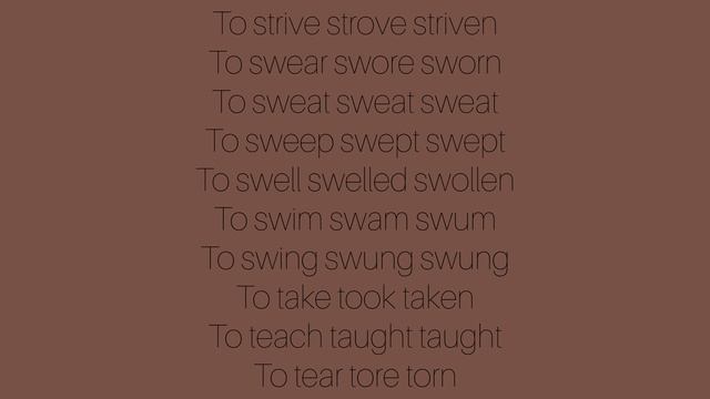 Неправильные Глаголы Часть 32 Irregular Verbs Part 32