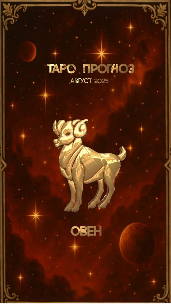 Таро Прогноз Овен Август 2025