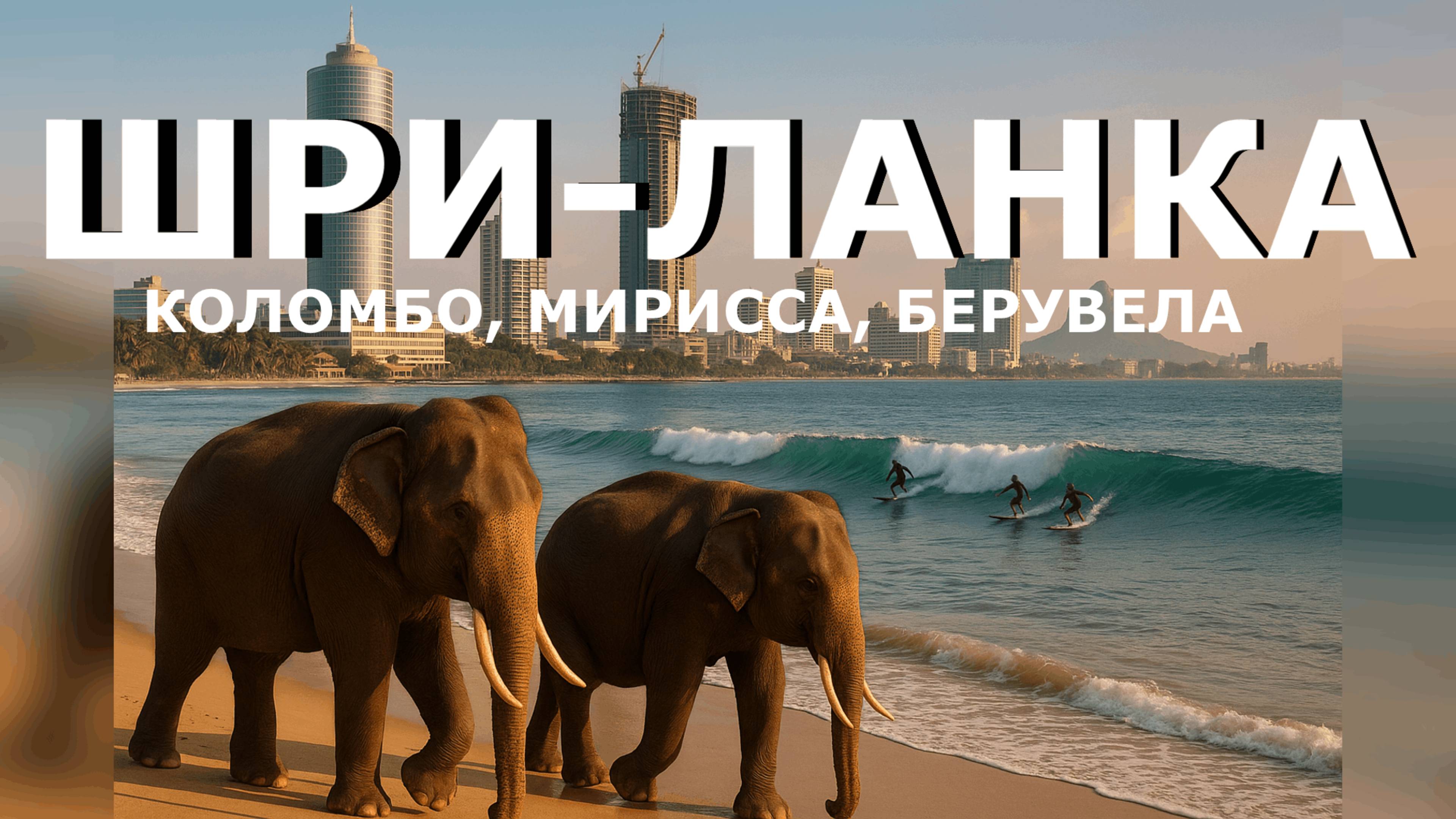 Шри-Ланка, часть 4. При чем тут лейтенант Коломбо? Слоны, черепахи и серферы