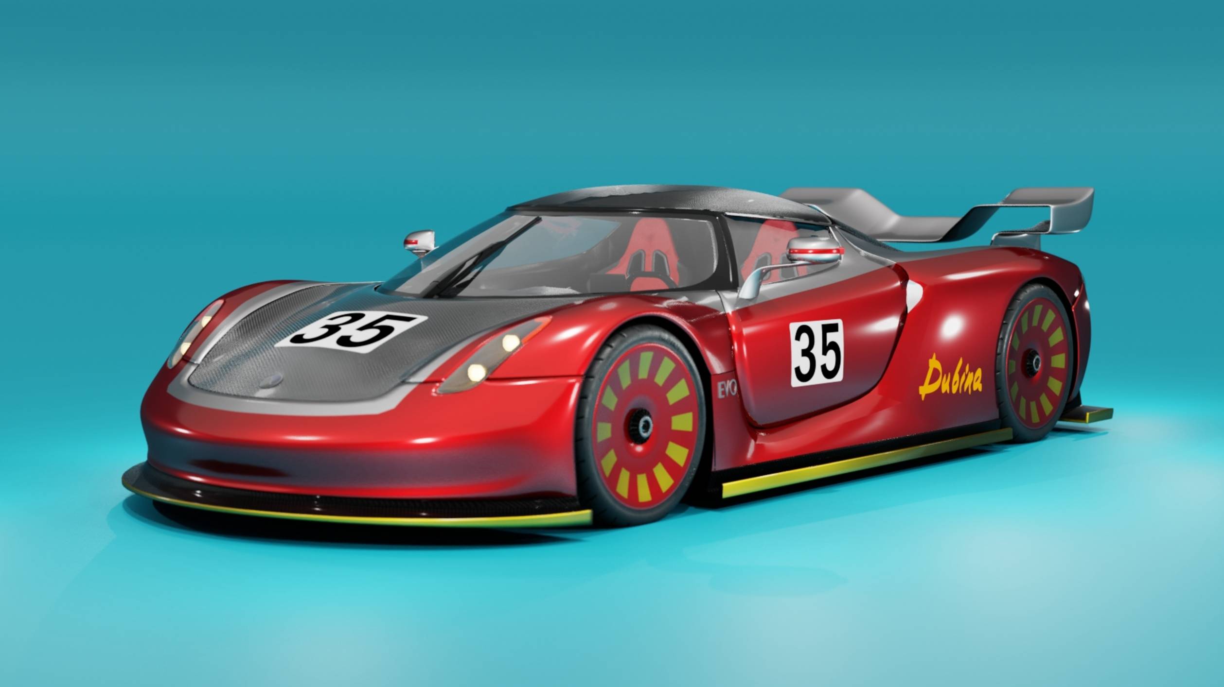 Электрический суперкар Dubina Evo