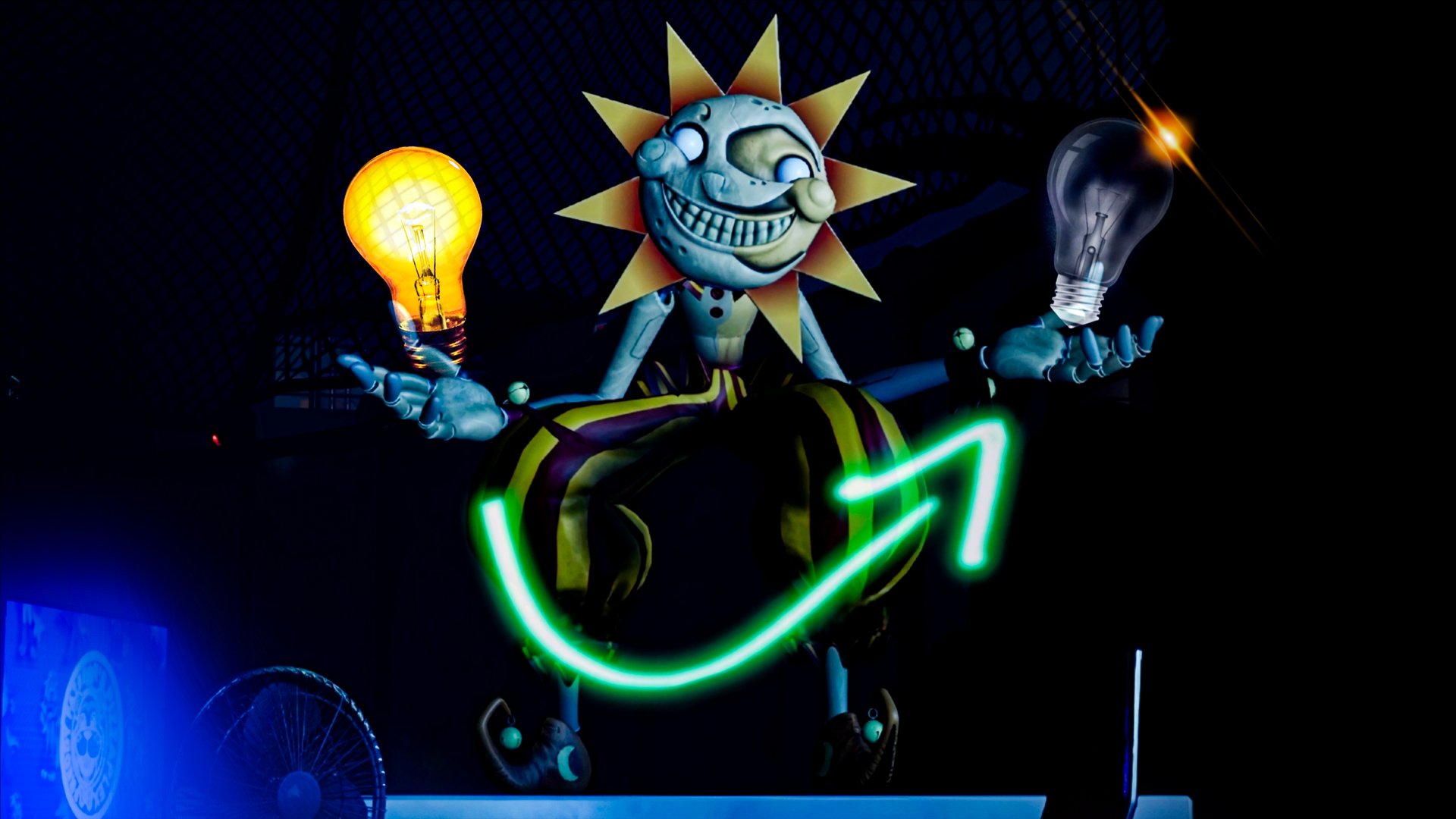 Безумный Солнце и Луна ➫ фнаф 9 на русском ➫ фнаф 9 русская озвучка