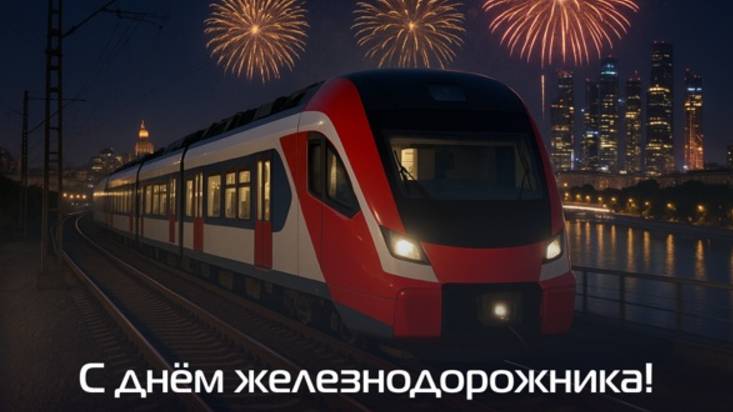 С ДНЕМ ЖЕЛЕЗНОДОРОЖНИКА!