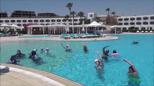 🄴🄶🅈🄿🅃 𓁫 🇪🇬 АКВААЭРОБИКА, КОНЦЕРТ в БАССЕЙНЕ БАРОН РЕЗОРТ, СКАТ В МОРЕ #6