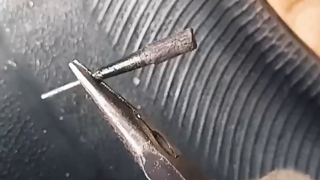 Ремонт прокола. Латка + ножка.