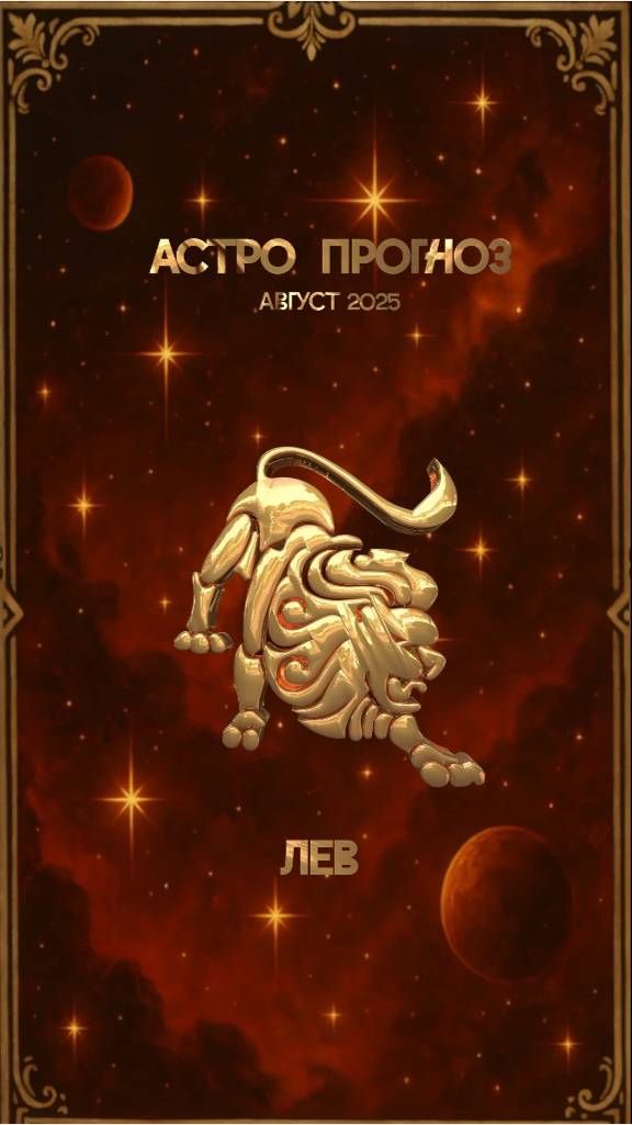 Таро Прогноз Лев Август 2025