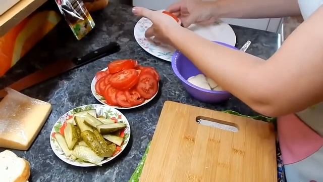 Бутерброды запеченные с сыром